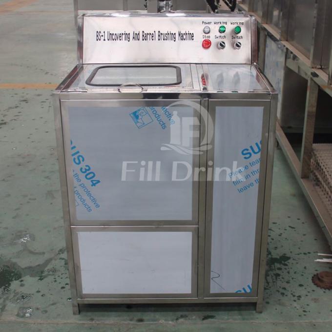 Barrel Bottle Washing Equipment Industrial Bottle Washing Machine SUS304