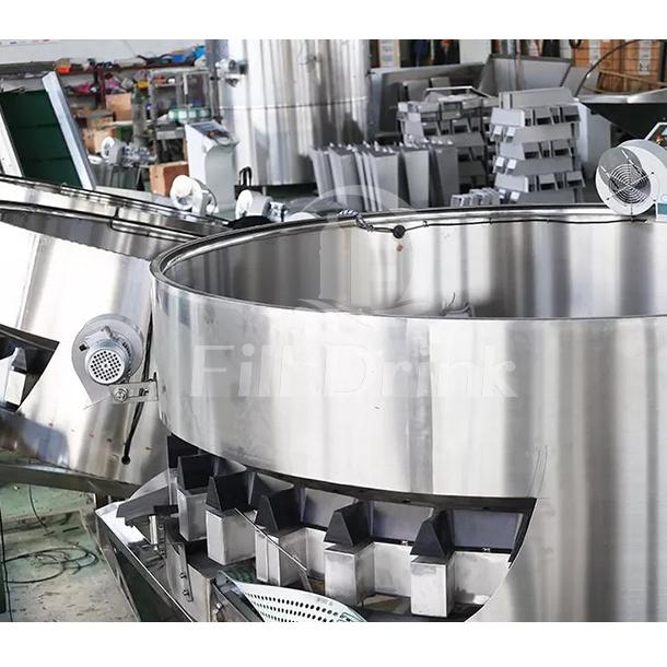 20000BPH Bottle Sorting Machine Dropping Groves SUS304 PET Plastic Bottle