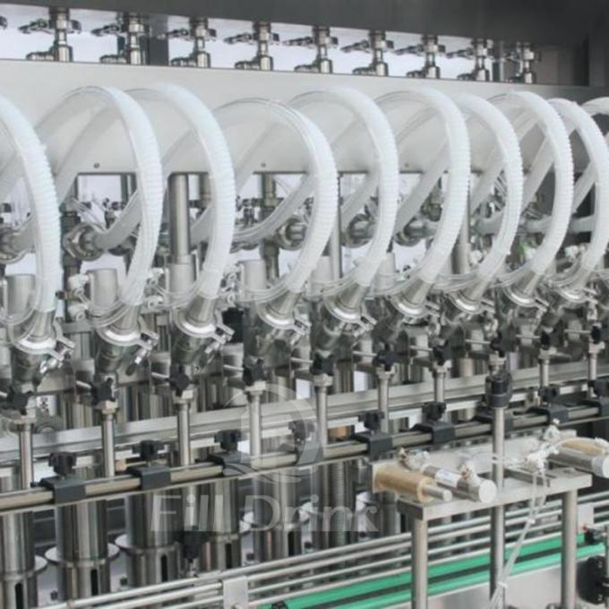 24 Nozzles Piston Filling Machine 5500BPH SS304 Piston Filling Equipment